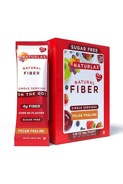 Pecan Praline Flavored Single Serve Fiber Packets (24-Pack) – Naturlax