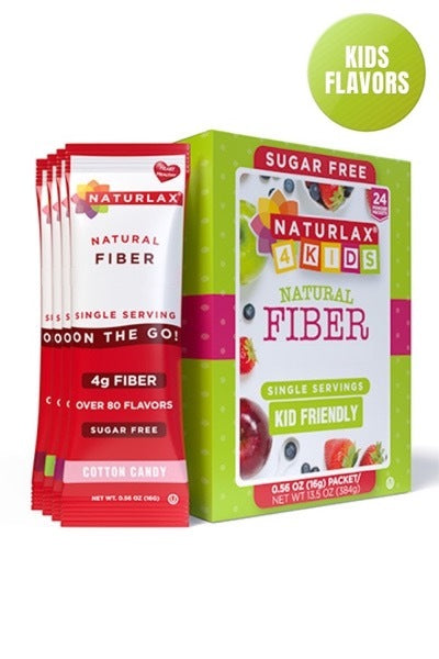 Kid-Friendly Flavors Variety Fiber Packets (24-Pack) – Naturlax